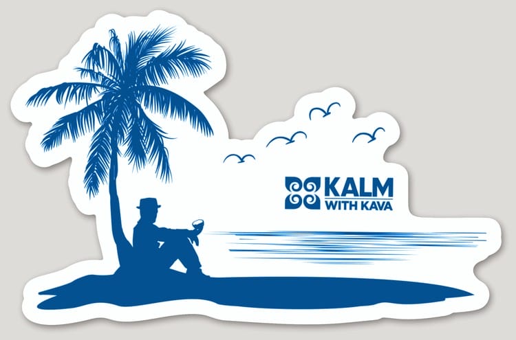 Kava Beach Stickers | Island Stickers | Kalm with Kava