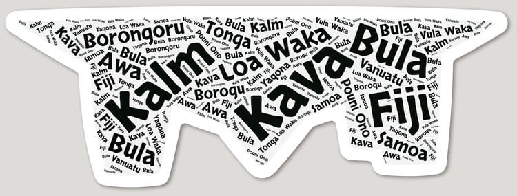 Kava Beach Stickers | Island Stickers | Kalm with Kava